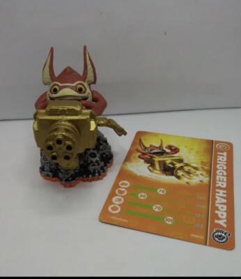 Skylanders Giants TRIGGER HAPPY Figure w/ card Sticker And Code | eBay