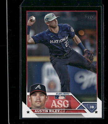 2023 Topps Update #ASG-30 2023 All-Star Game Black Austin Riley #/299 ...