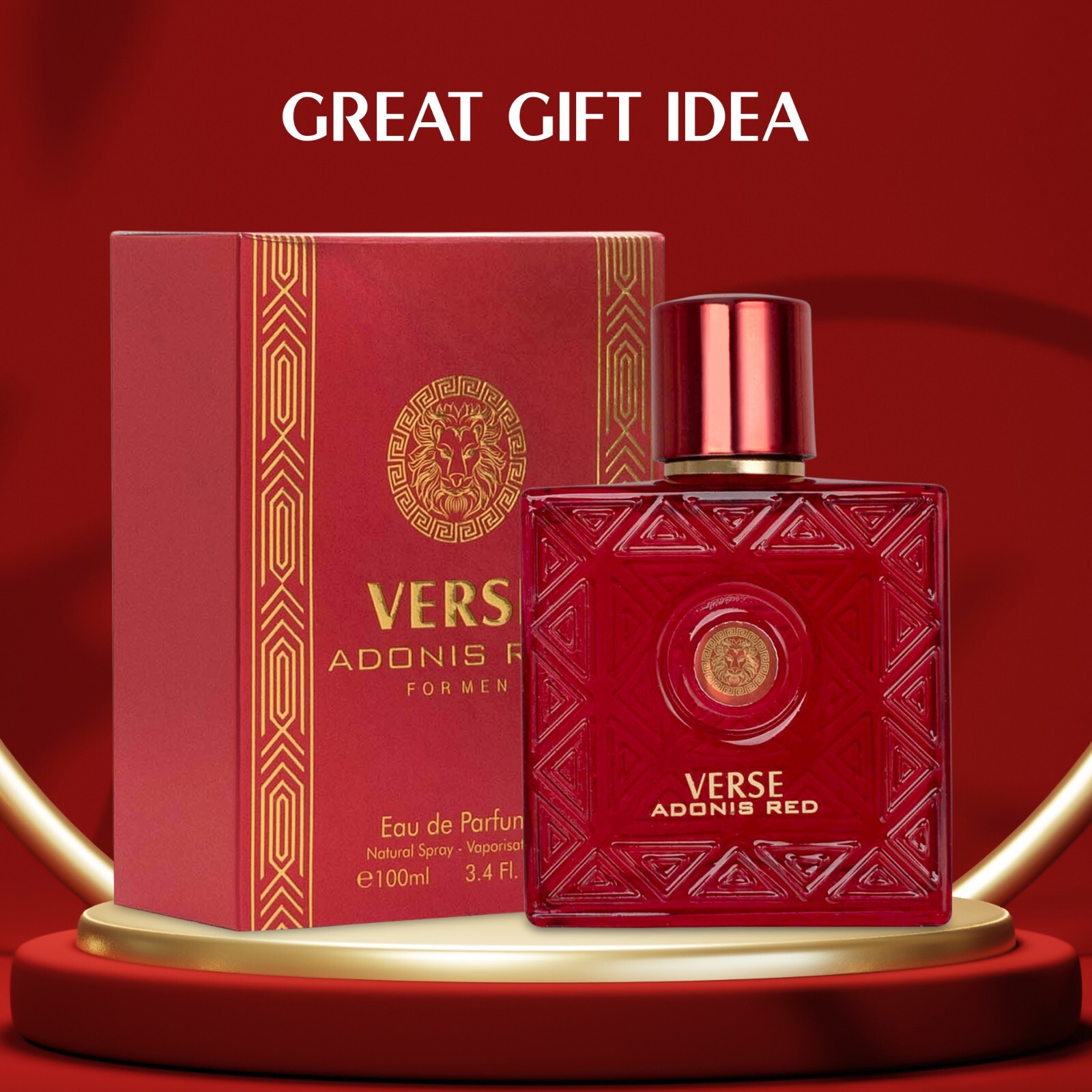Verse Adonis Red Perfume EDP Refresh & Aromatic Perfume With Suede ...
