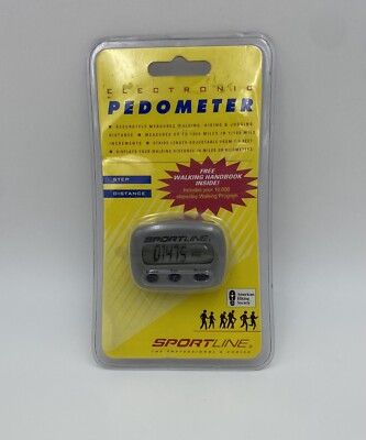 Sportline Electronic Pedometer Distance Walking Hiking Step Count ...