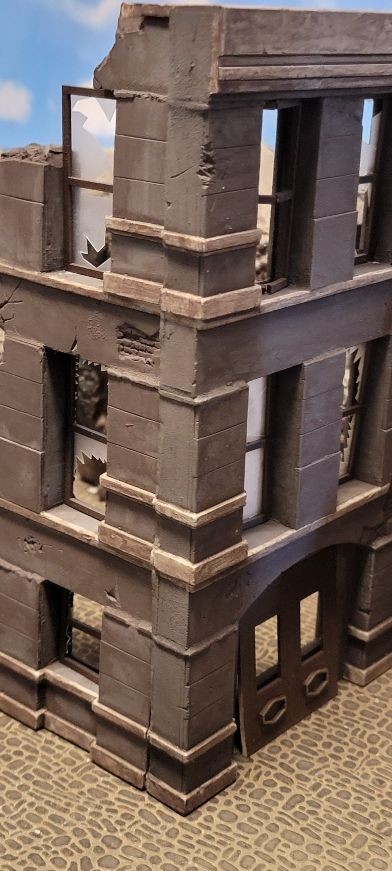 Diorama Plus DP-2 Custom Built & Painted Deluxe WWII Government Ruin ...