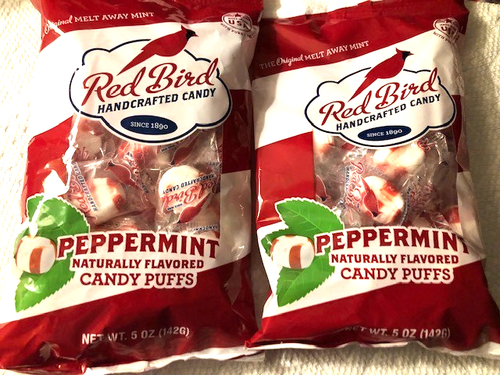 Red Bird Soft Peppermint Puffs -Individually Wrapped- BULK CANDY- 2 ...