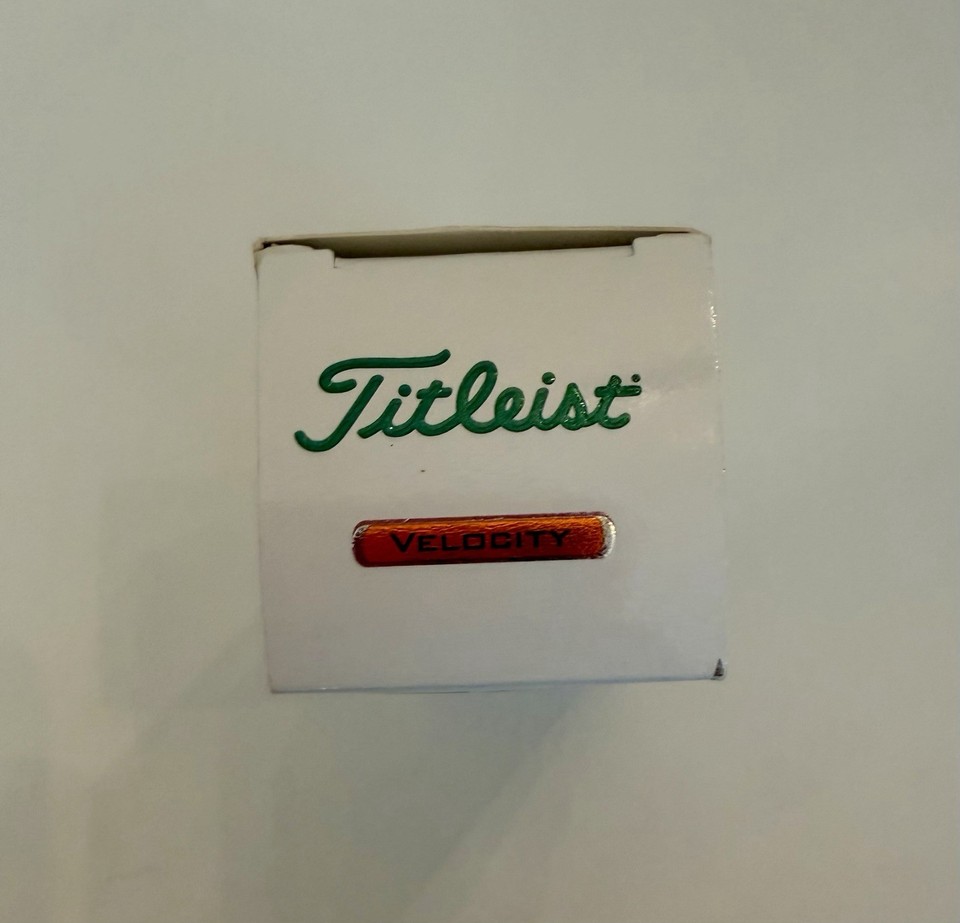 Titleist Velocity 2013 Masters Limited 3 Pack Golf Balls New In Box ...