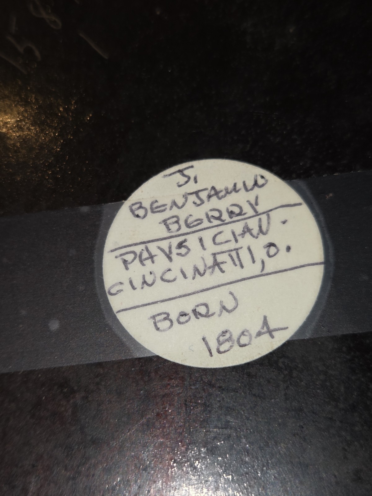 Large 1860s TINTYPE of Identified Cincinnati Doctor Berry | eBay