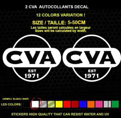 2 CVA autocollant Véritable decal autocollant STICKERS IMPERMÉABLE | eBay