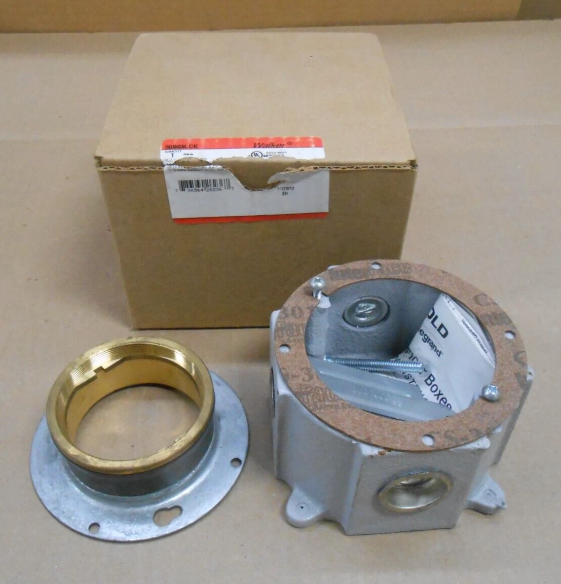 Walker Systems Floor Boxes Brass
