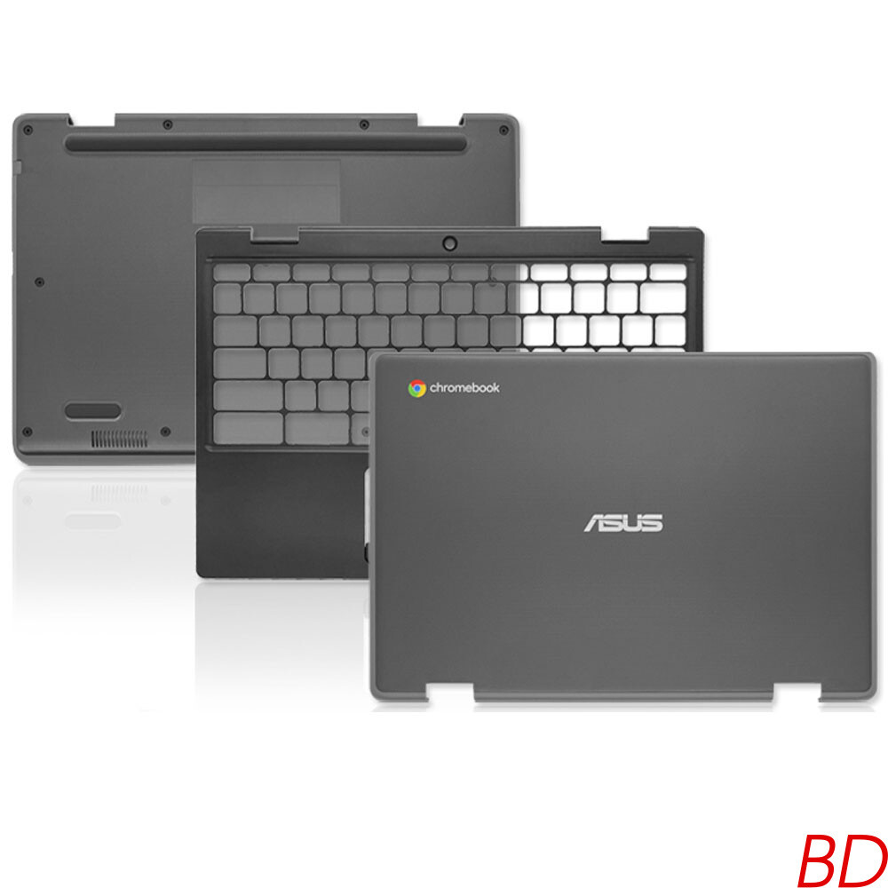 Chromebook CR1100CKA For ASUS LCD Back Cover Palmrest Bottom Case Shell ...