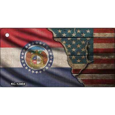 Missouri/American Flag Novelty Metal Key Chain KC-12404 | eBay