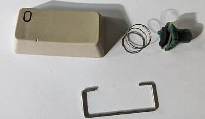 Commodore 128 C replacement '0' numpad keycap w/plunger, spring ...