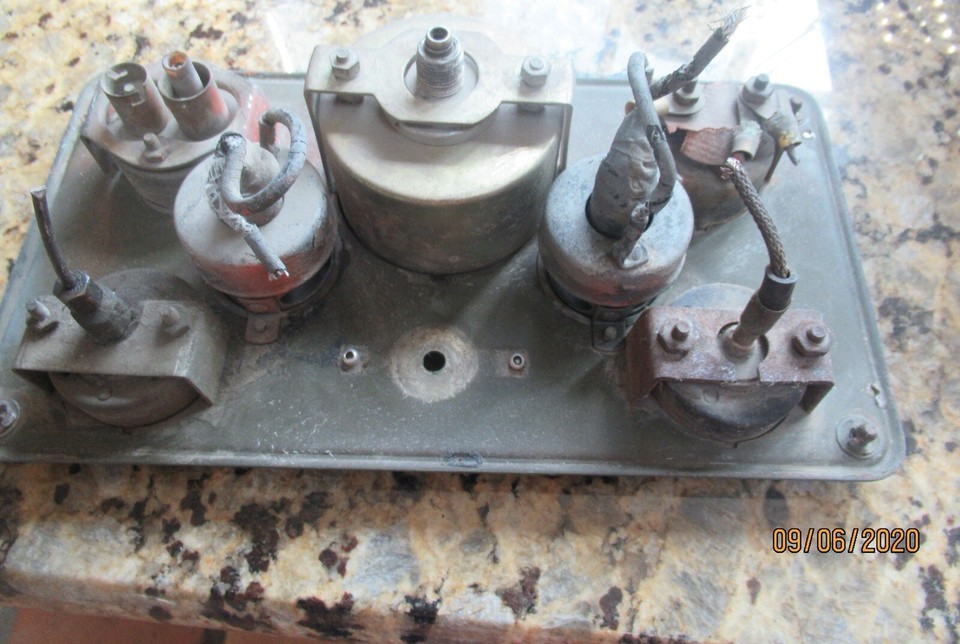 Willys M38 M38a1 Jeep US Military DASH SPEDOMETER GAUGES BLACK OUT ...