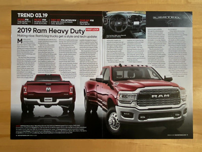 2019 Print Ad Ram Heavy Duty First Look | eBay