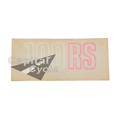 BMW R100 RS Bikes Seat Decal Sticker Emblem White/Red | eBay