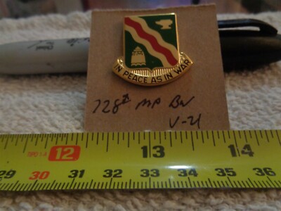 728th Military Police Battalion V-21 Unit Crest, DI, DUI (DRAW#AJ) | eBay