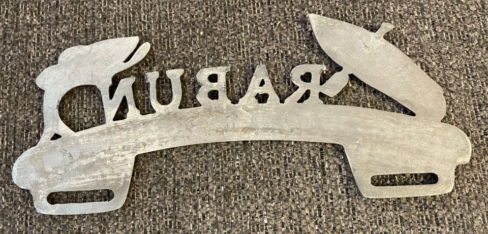 Cast Metal License Plate Tag Topper RABUN GAP GEORGIA | eBay