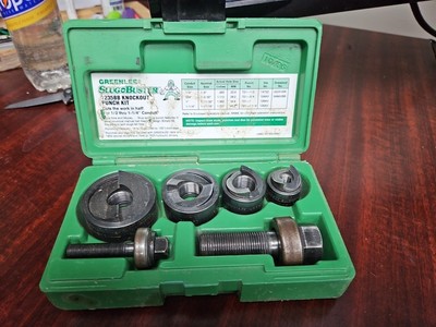 Greenlee 7235BB Slug Buster Knockout Punch Set USA 783310320135| eBay