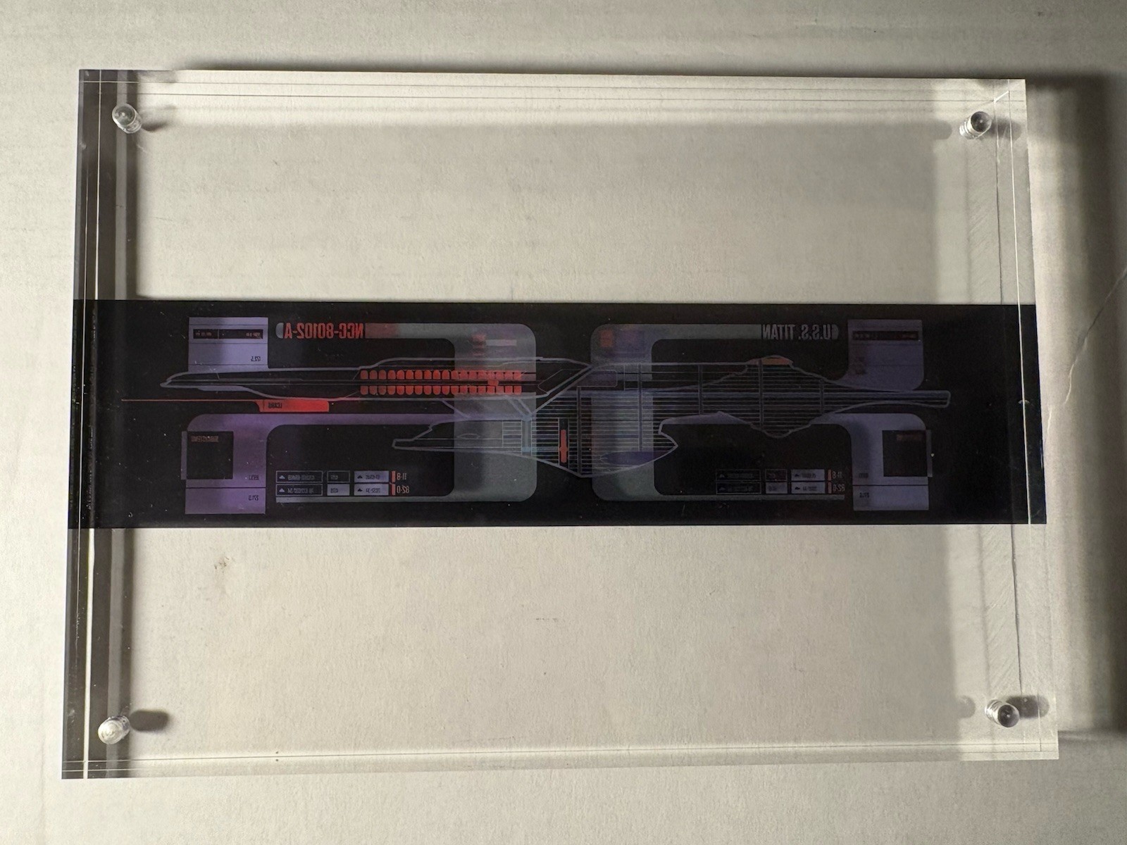 Fanhome Star Trek USS Titan NCC-80102-A Turbolift Okudagram LCARS ...