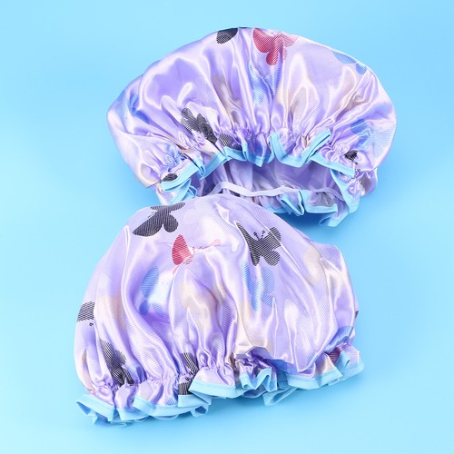 2 Pcs Hair Washing Caps for Salon Shower Accessories Women Elastic ...
