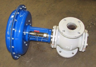 VALVOLE HOFMANN GGG40.3 AIR PNEUMATIC 3" 4 BOLT FLANGED DIAPHRAGM VALVE ...