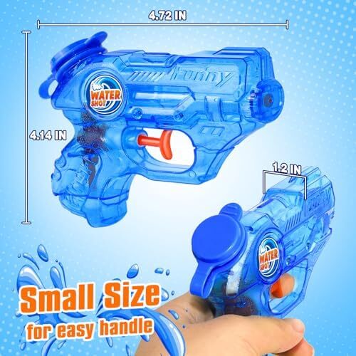 Mini Water Gun for Kids Toddler: 2 Pack Water Guns Soaker Squirts ...