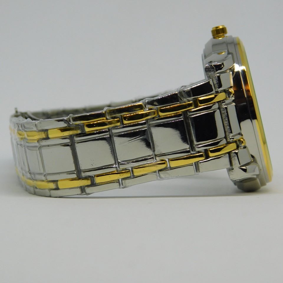 ORUSS 1853 Two Tone Quartz Analog Men's Watch Sz. 7 3/4" New Battery | eBay