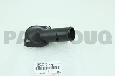 1632122070 Genuine Toyota INLET, WATER 16321-22070 | eBay