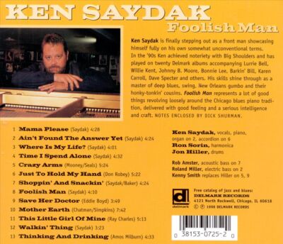 KEN SAYDAK - FOOLISH MAN NEW CD 38153072520 | eBay UK