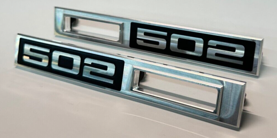 1969 Chevy Chevelle '502' Emblem Side Marker Light Bezel Front Fender ...