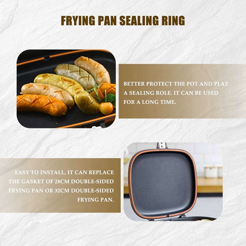 1 pcs Sealing for 28 cm&30 cm Pan Jumbo Grill Cookware Non Stick 8920 ...