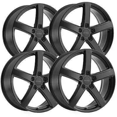 (Set of 4) Petrol P2A 18x8 5x110 +40mm Matte Black Wheels Rims 18" Inch ...