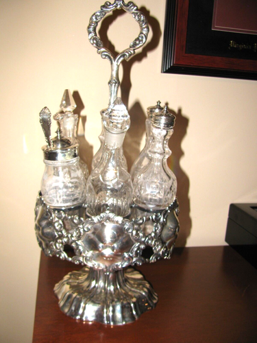 Victorian 6 Bottle Castor Condiment Set in Outstanding Caster | eBay