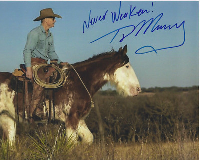 TY MURRAY Signed 8 x 10 Photo PBR Professional Bull Riding RODEO Cowboy ...