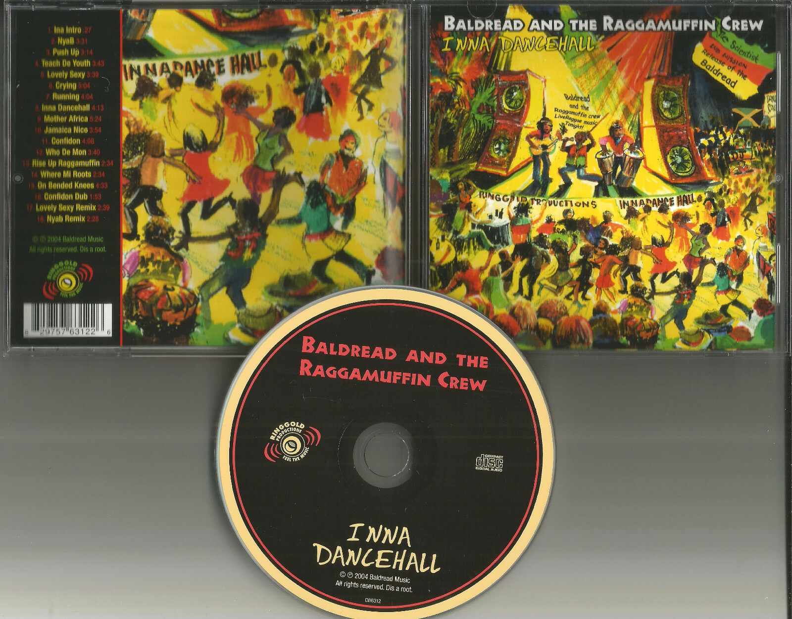 Mustapha Craig Ward BALDREAD AND THE RAGGAMUFFIN CREW Inna Dancehall CD REMIXES | eBay