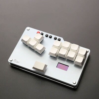 Mini & Slim Game Controller Arcade Controller Fight Stick WASD Layout w ...