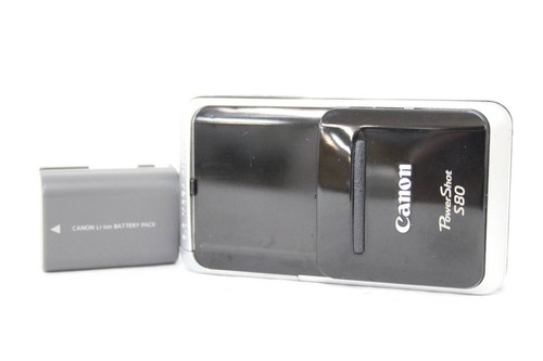Canon PowerShot S80 Digital Camera 3.6x Optical Zoom Black Used | eBay