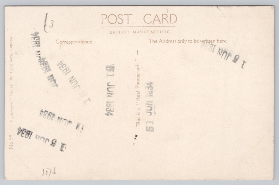 RPPC Actor Guy Newall Portrait by Claude Harris Picturegoer Postcard ...