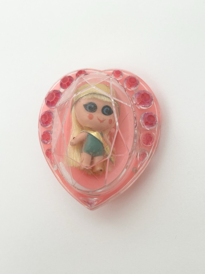 Liddle Kiddles Jewelry Heart Locket Pin Tiny Doll Mattel | eBay