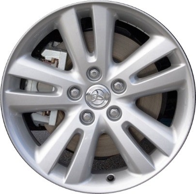 17" TOYOTA HIGHLANDER WHEEL RIM FACTORY OEM 69478 2006-2007 SILVER | eBay