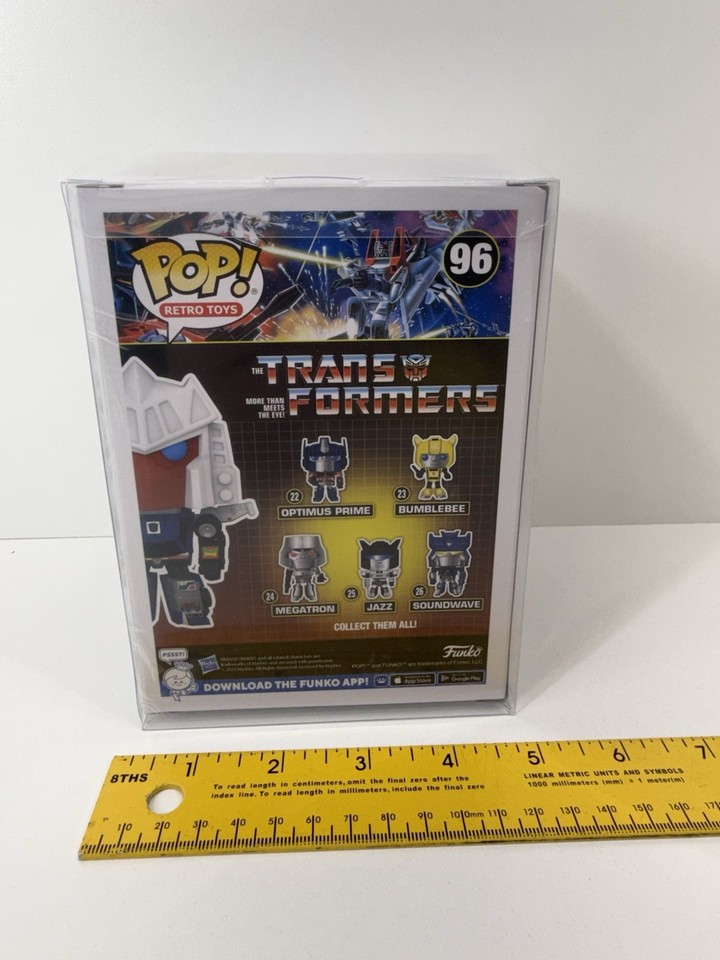 Funko Pop Transformers Tracks Retro Toy #96 2021 Fall Convention w ...