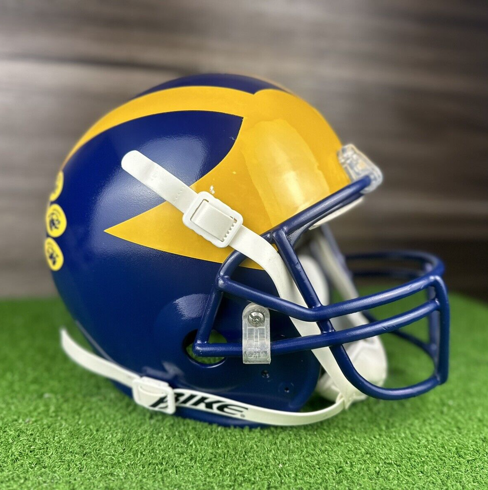 MICHIGAN WOLVERINES Schutt Full Size Adult Medium Helmet Vintage | eBay