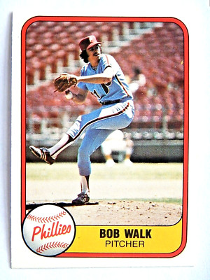 Bob Walk #14 Fleer 1981 Baseball Card (Philadelphia Phillies) | eBay