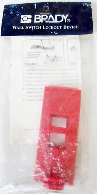 BRADY 65392 WALL SWITCH LOCKOUT, RED - NEW | eBay