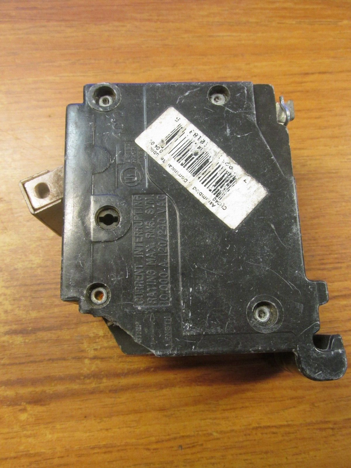 Cutler-Hammer Breaker 2P, 40A (Plastic Clips) Chipped, Cat# CH240 .. UA ...