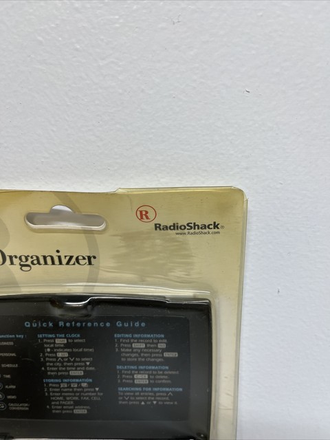 Radio Shack Pocket Data Organizer 65-2104 Dos for sale online | eBay