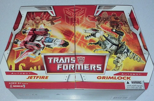 Transformers Robots In Disguise JETFIRE GRIMLOCK New Misb Box Set 2001 ...