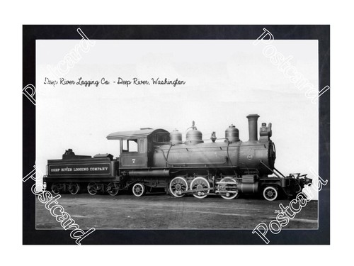 Historic Deep River Logging Co. - Deep River, Washington Train Postcard ...
