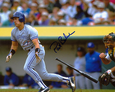 PAT BORDERS TORONTO BLUE JAYS ACTION SIGNED 8x10 | eBay