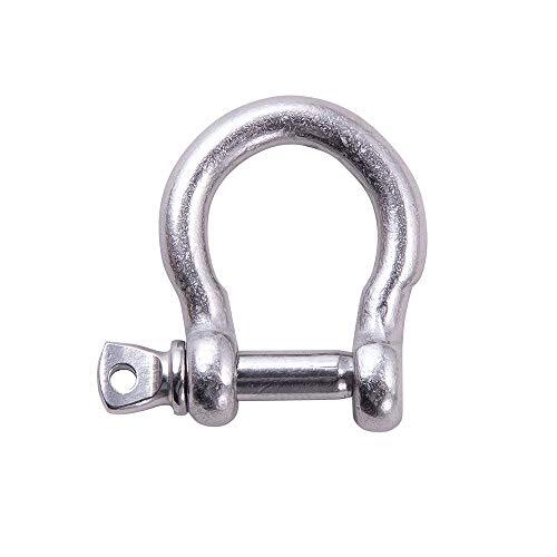 HOME MASTER HARDWARE Shackles 1/8 Inch 6 Pcs, 4mm Screw Pin Anchor ...