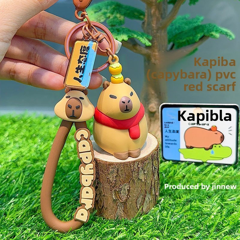 Capybara Keyring With Cute Resin Charms For Keys And Bags | eBay UK