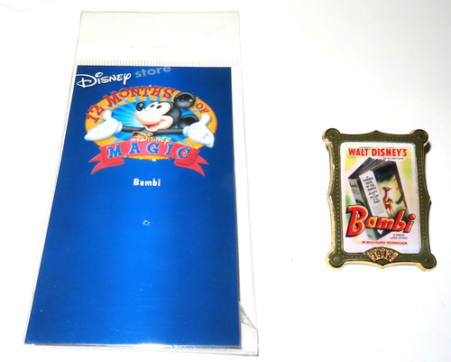 Disney Pin 9043 - 12 Months of Magic - Bambi Framed Movie Poster DIS DS ...