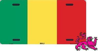 Aluminum National Flag Mali "License Plate" NEW | eBay